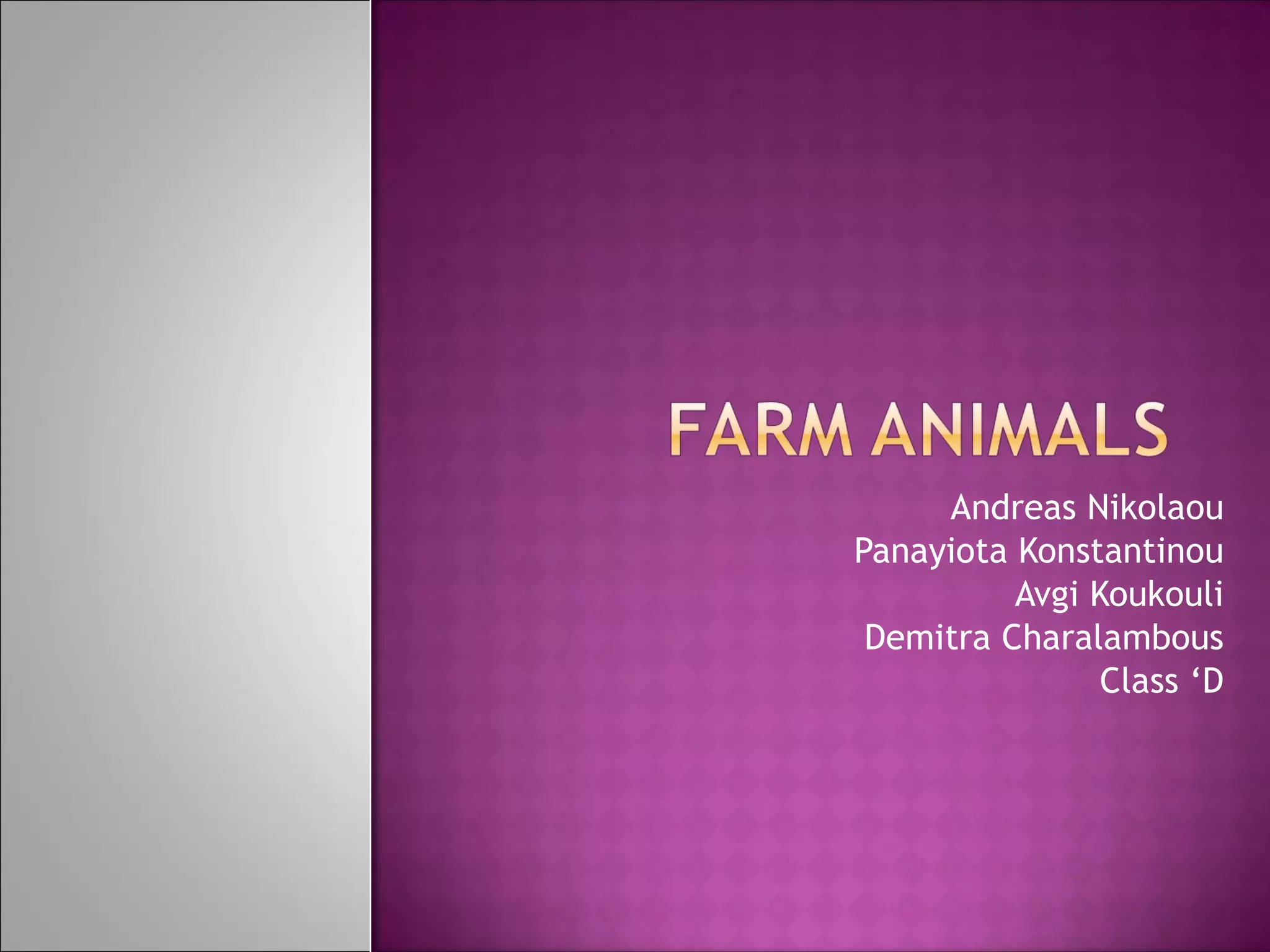 Farm Animals | PPS