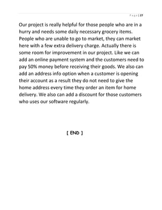 Farm House Java Project Pdf