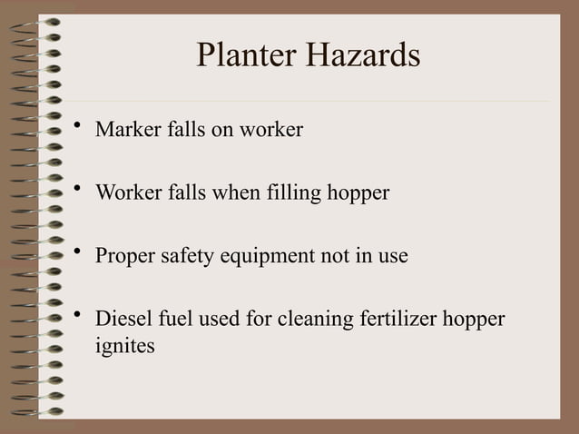 sAFE oPERATION ON FARM MACHINERY AND AGRICULTURAL EQUIPMENT.pptx | Free ...