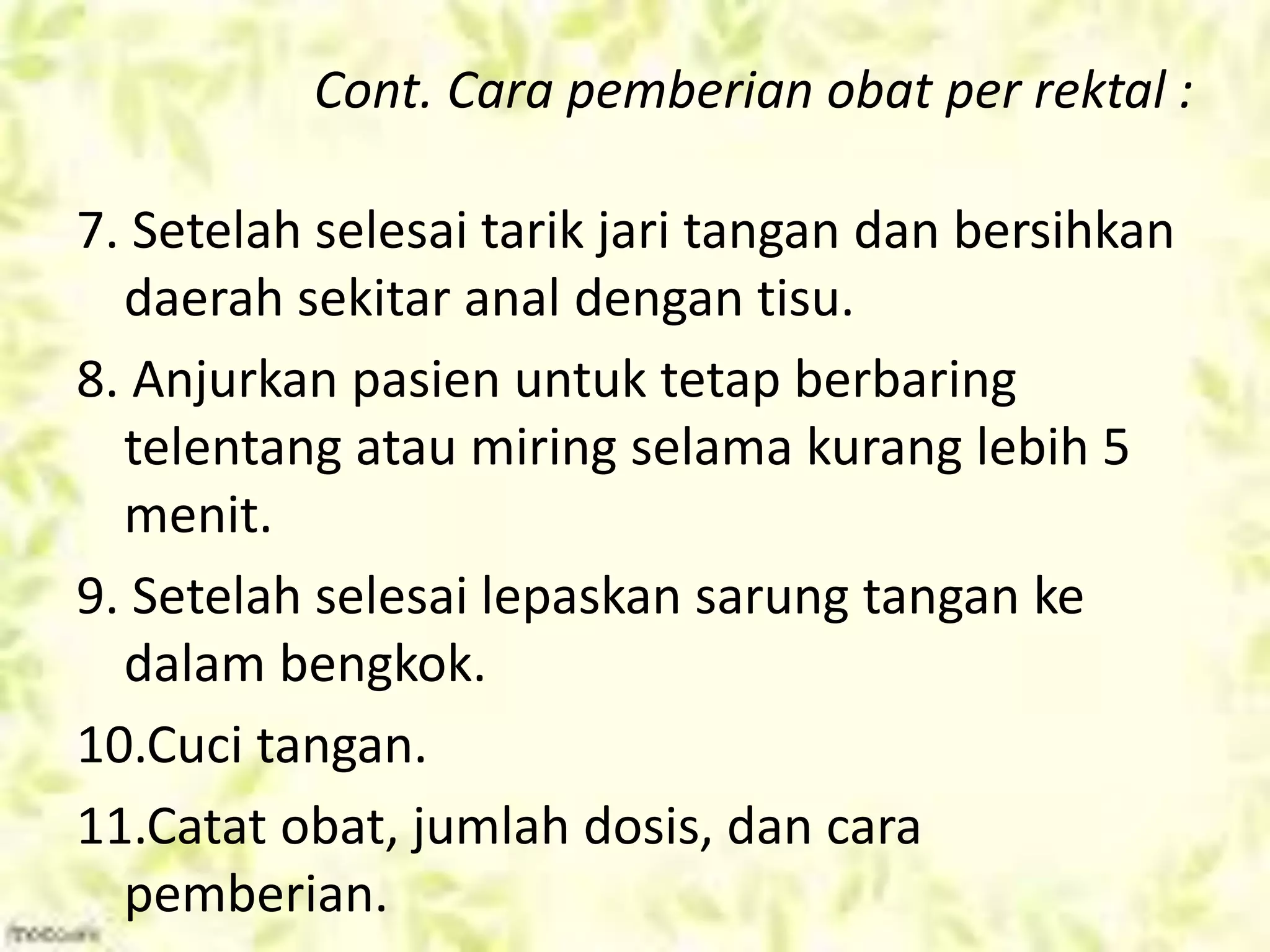 Farmakologi cara pemberian obat | PPTX
