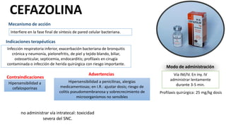 Farma 3 cefalosporinas | PPTX