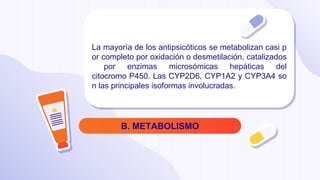 FARMACOS ANTIPSICOTICOS Y LITIO, FORMA DE ADMINISTRACIÓN, DOSIS | PPTX