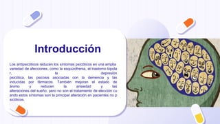 FARMACOS ANTIPSICOTICOS Y LITIO, FORMA DE ADMINISTRACIÓN, DOSIS | PPTX
