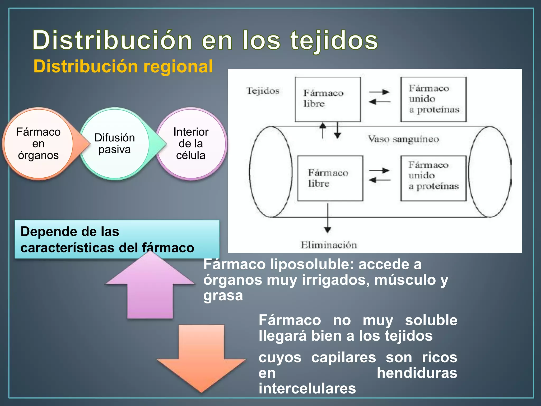 Farmacocinética distribucion de fármacos | PPT