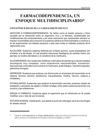 Farmacodependencia | PDF