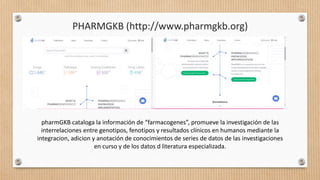 Farmacogenetica y farmacogenomica | PPTX