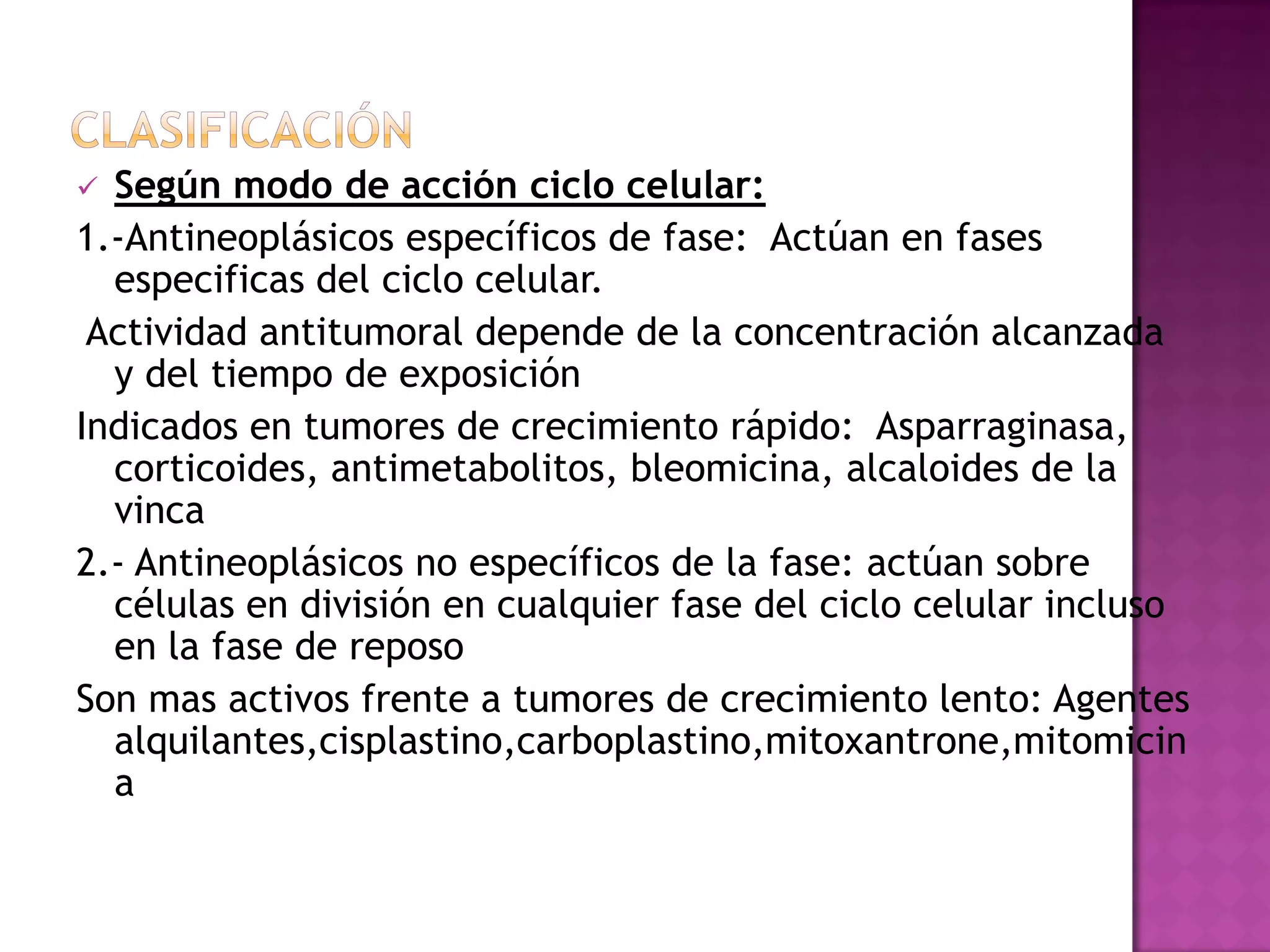 Farmacolog+¡a antineopl+ísica | PPT