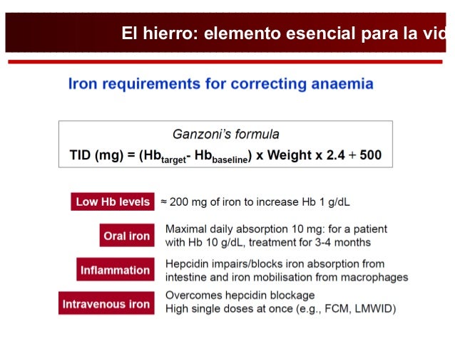 Farmacología del tratamiento de la anemia. Dr Pavía. Jaca 2016