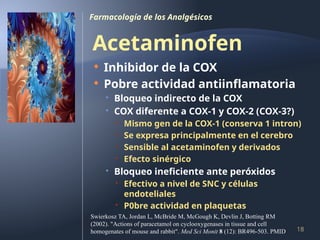 Farmacologia de los Analgesicos farmacologia | PPTX