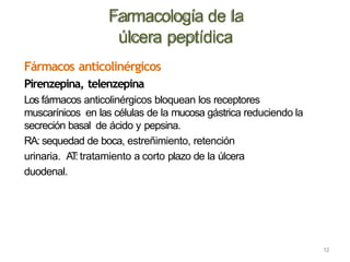 FARMACOLOGIA_DIGESTIVO MEDICAMENTOS DE BASE | PPTX