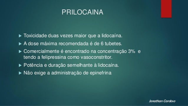 Farmacologia dos anestésicos locais em Odontologia