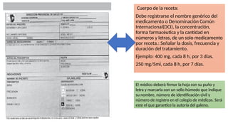 Farmacologia , FARMACOVIGILANCIA Y LA RECETA | PPTX