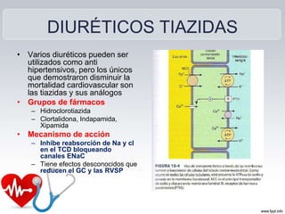 Farmacos antihipertensivos | PPTX