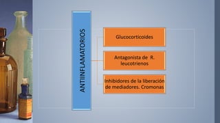farmacos antiinflamatorios respiratorios | PPTX