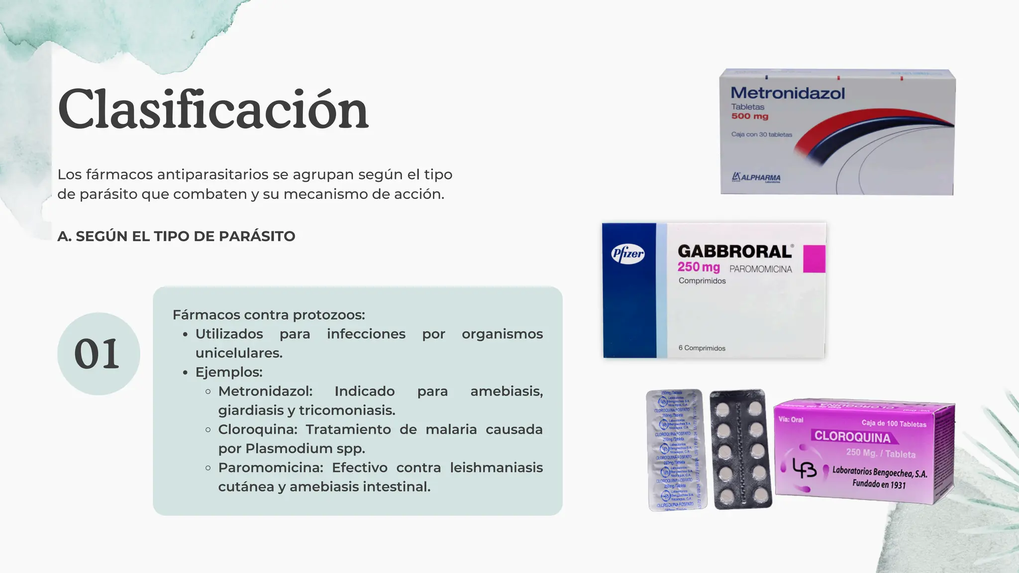 Fármacos Antiparasitarios, tipos, dosis. | PDF