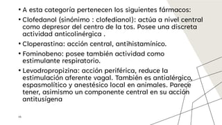 Fármacos antitusígenos, mucolíticos.p | PDF