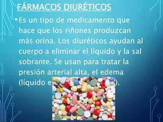 Fármacos Diureticos | PPTX