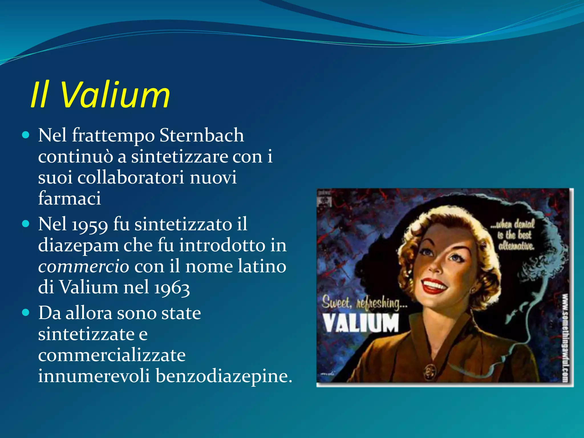 Farmaco storia ansiolitici | PPTX
