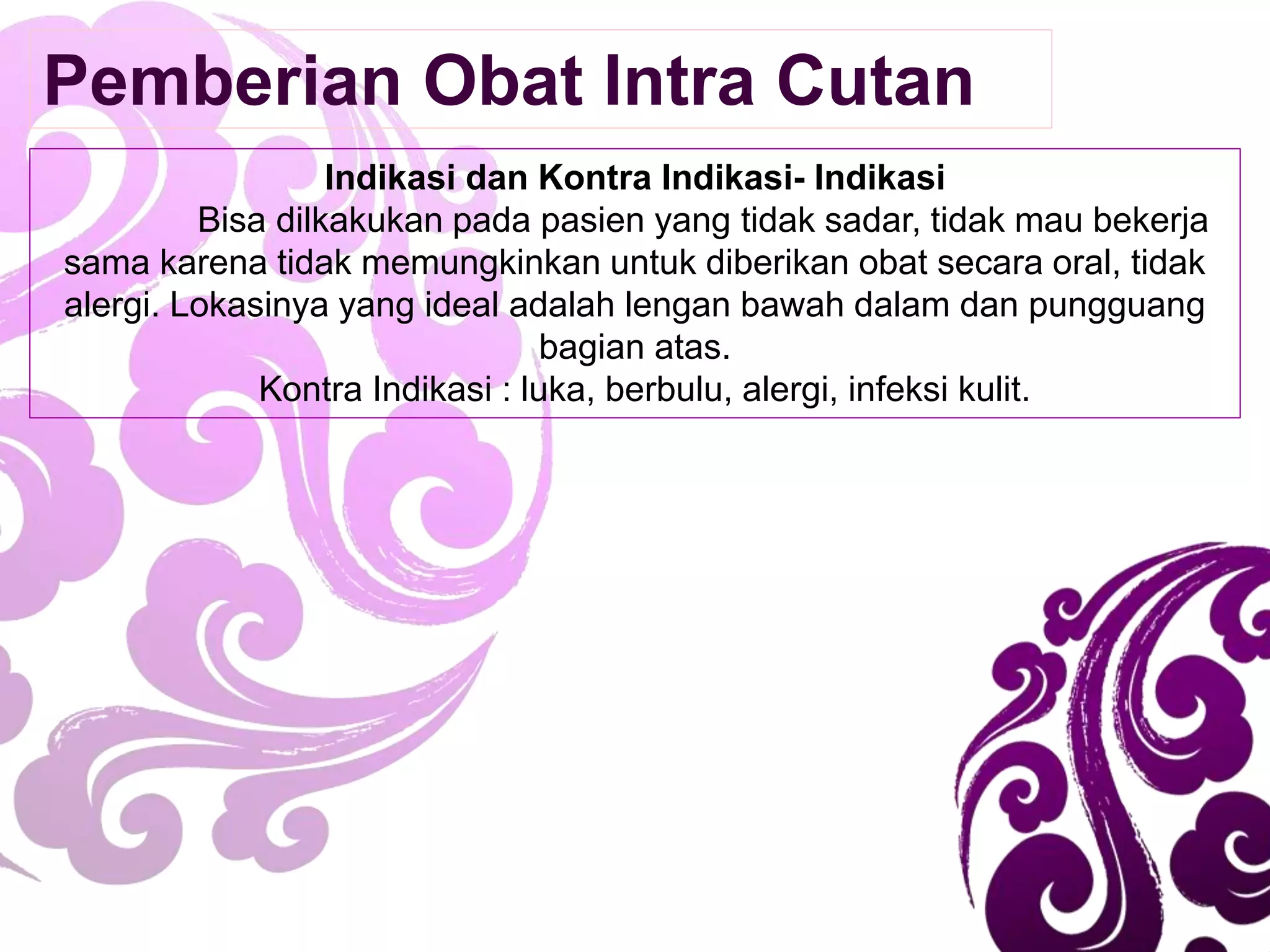 parenteral intracutan | PPTX