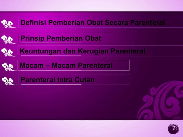 parenteral intracutan | PPTX