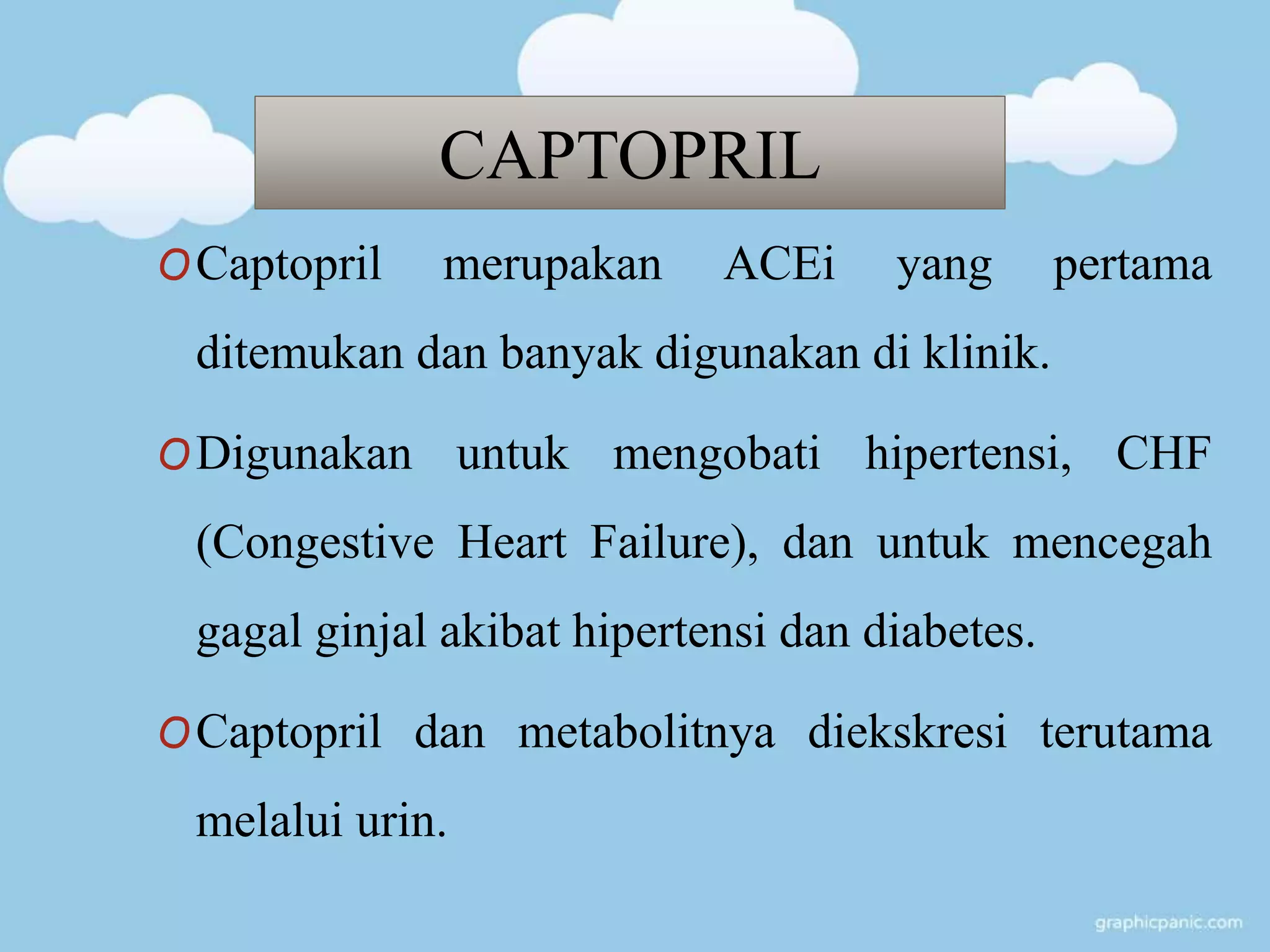 Farmakodinamika captopril full (fix) | PPTX