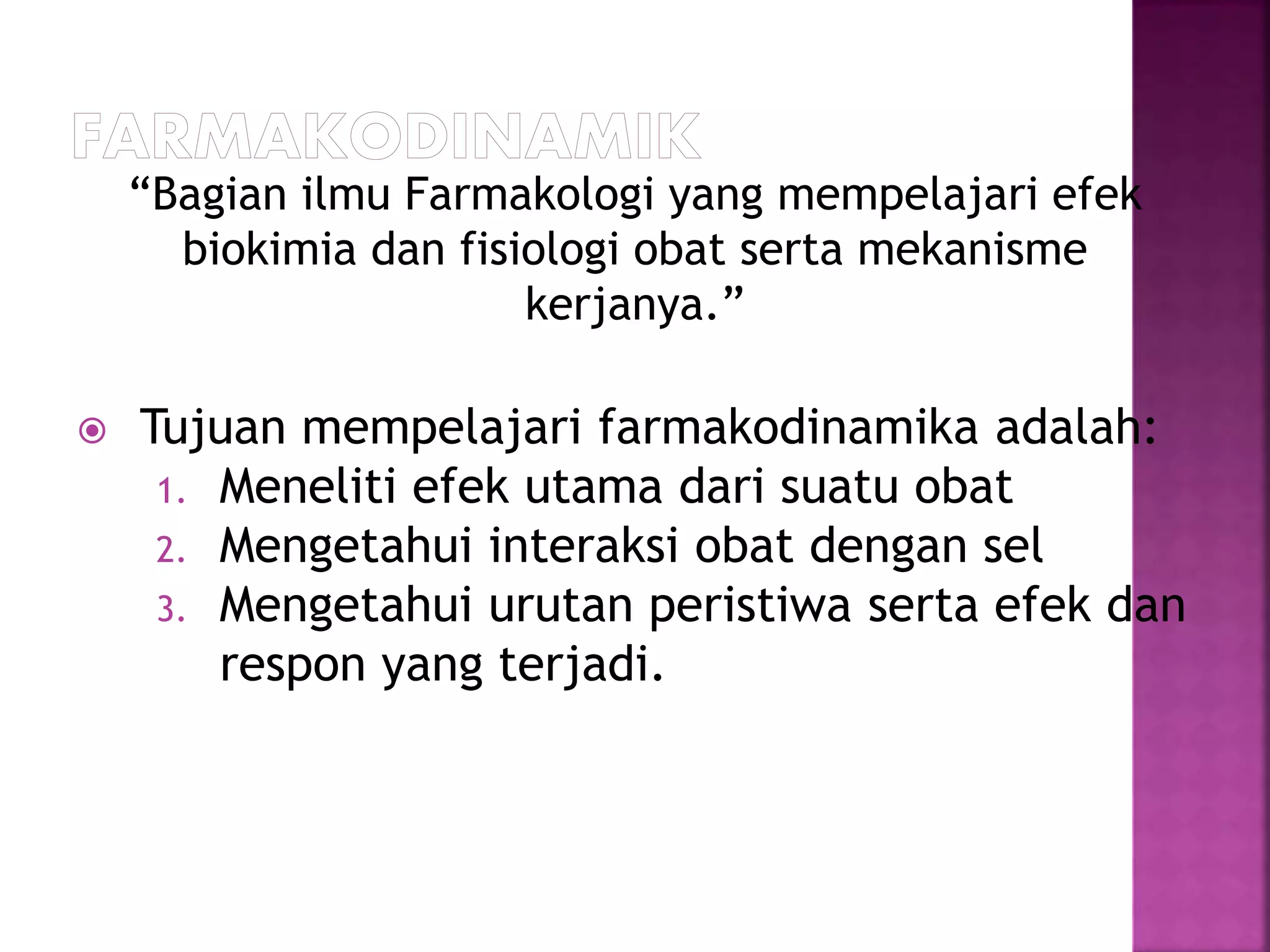 Farmakodinamik dan farmakokinetika | PPTX