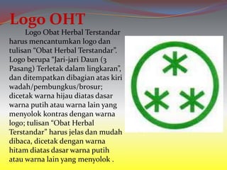 JAMU, OHT, FITOFARMAKA | PPTX