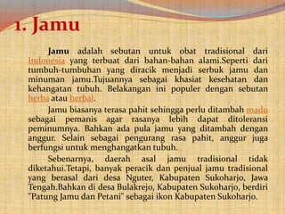 JAMU, OHT, FITOFARMAKA | PPTX