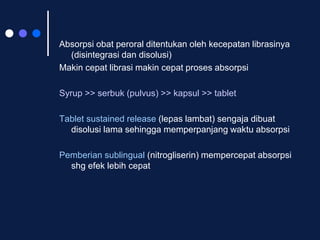 FARMAKOKINETIK Untuk Pengetahuan Dasar Awal. | PPT