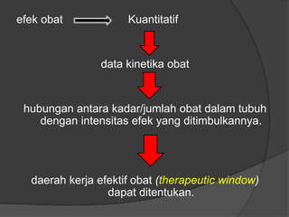 PENGANTAR FARMAKOKINETIK | PDF