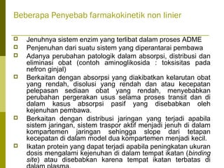 FARMAKOKINETIK NON LINIER | PPT