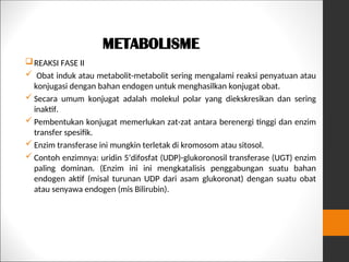 Farmakologi 4 absorbsi distribusi metabolisme | PPT