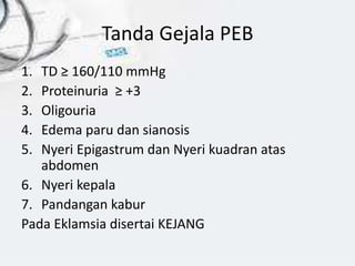 Farmakologi kasus Pre eklamsi berat | PPTX