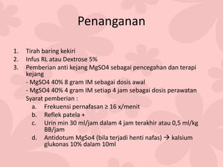 Farmakologi kasus Pre eklamsi berat | PPTX