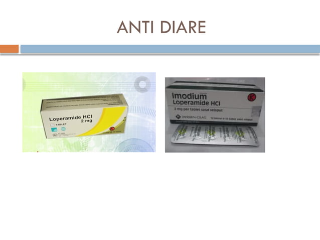 farmakologi terapi dan mekanisme obat untuk diare | PPTX