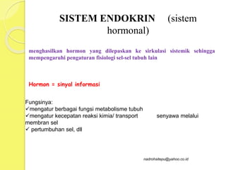 FARMAKOLOGI HORMONAL obat hormonal Diabetes | PPTX