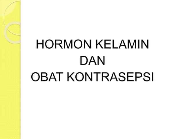 FARMAKOLOGI HORMONAL obat hormonal Diabetes | PPTX