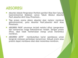 FARMAKOLOGI III mengenai volume distribusi | PPT