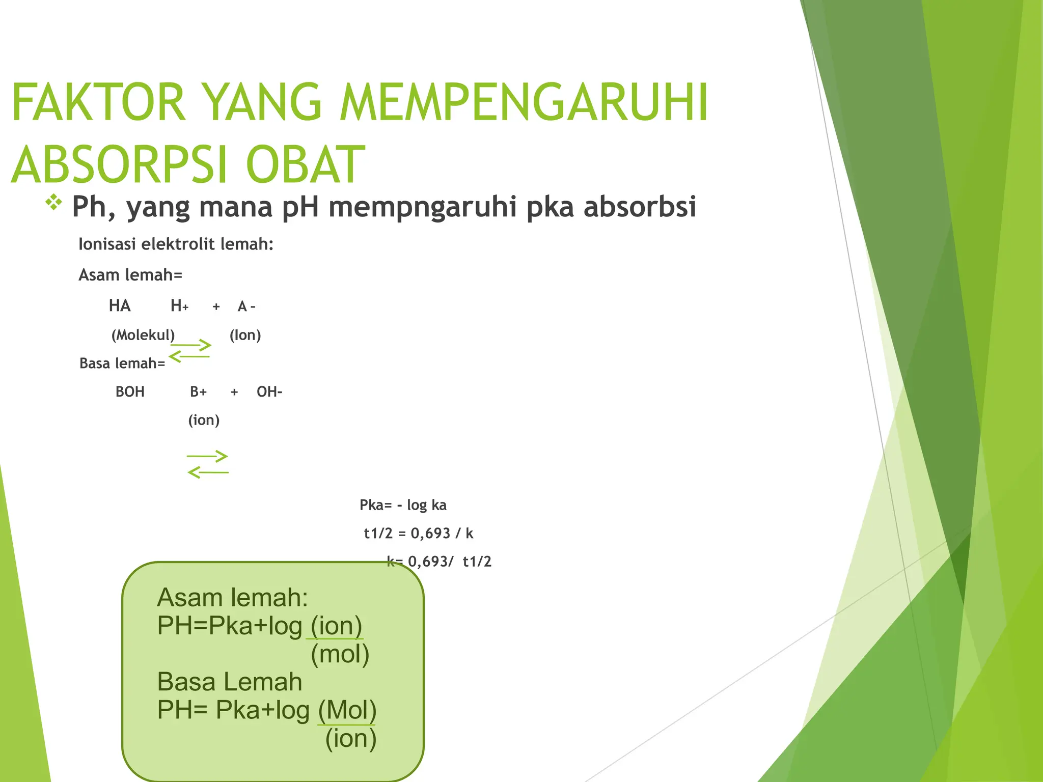 FARMAKOLOGI pada sistem Absorpsi, distribusi, metabolisme, eksresi | PPT