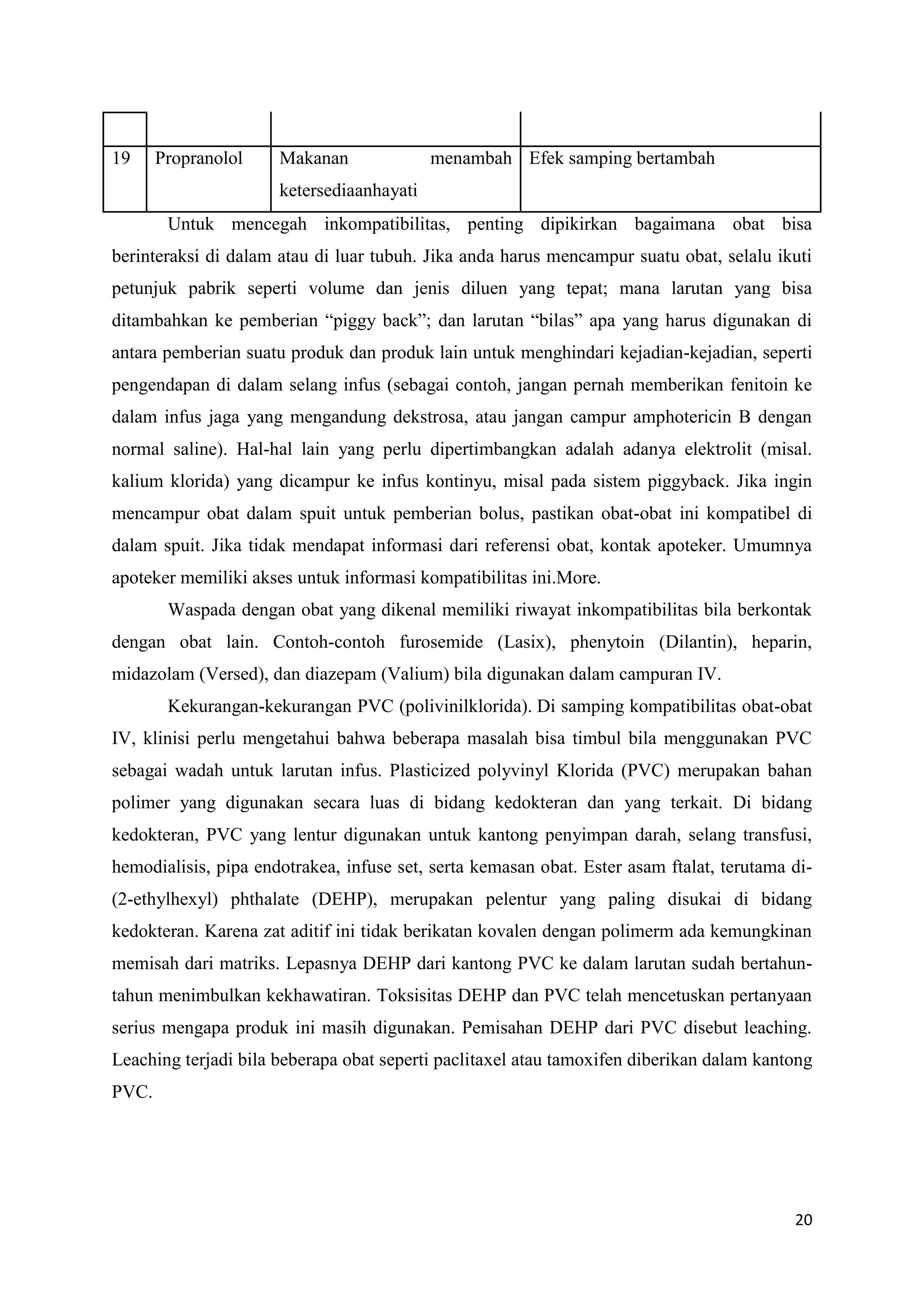 Farmakologi interaksi obat dengan makanan | DOCX