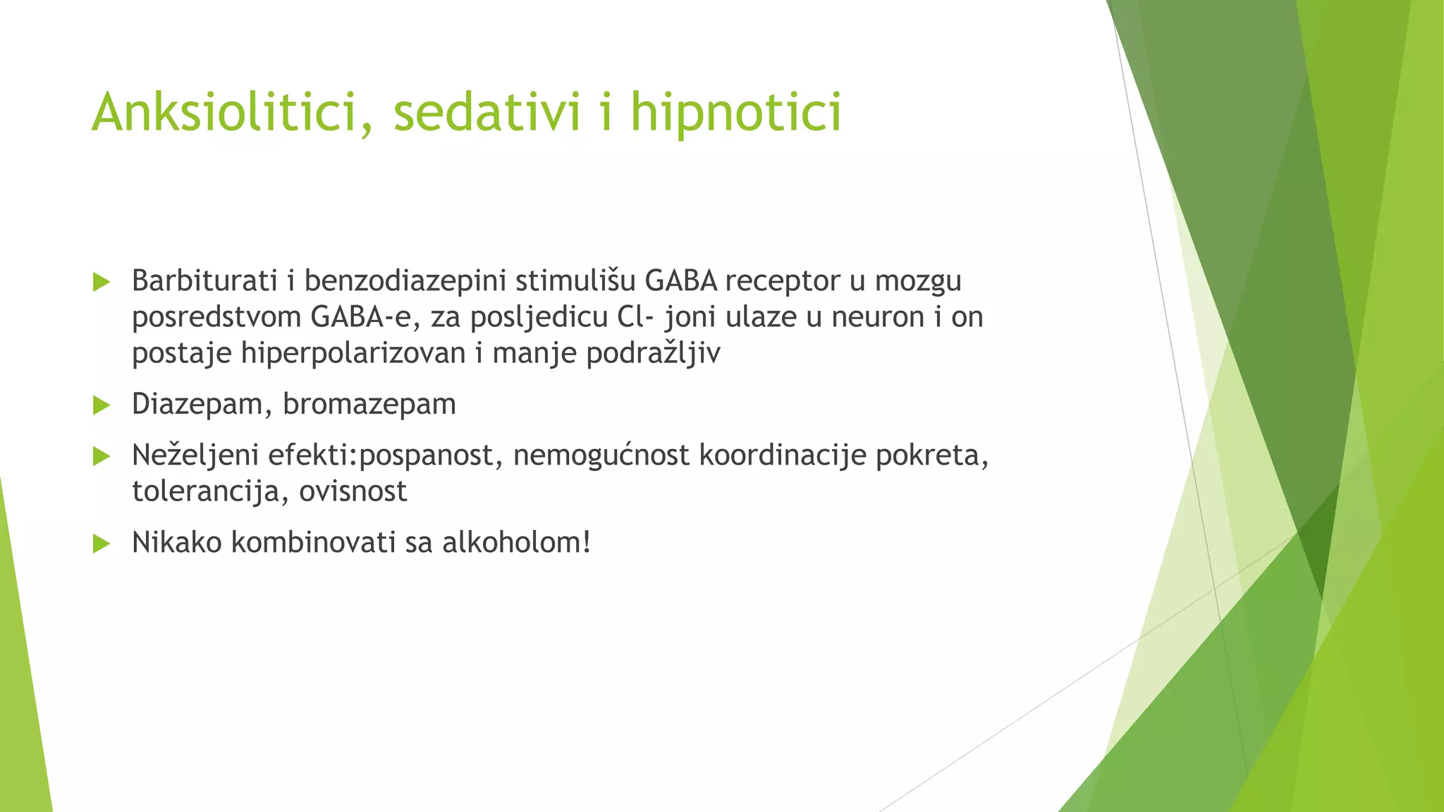 Farmakologija cns a | PPTX