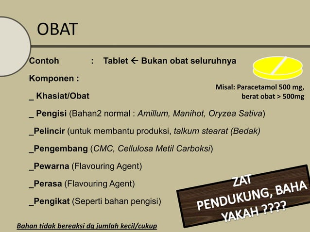 Farmakologi (obat dan penggolongannya) | PPTX