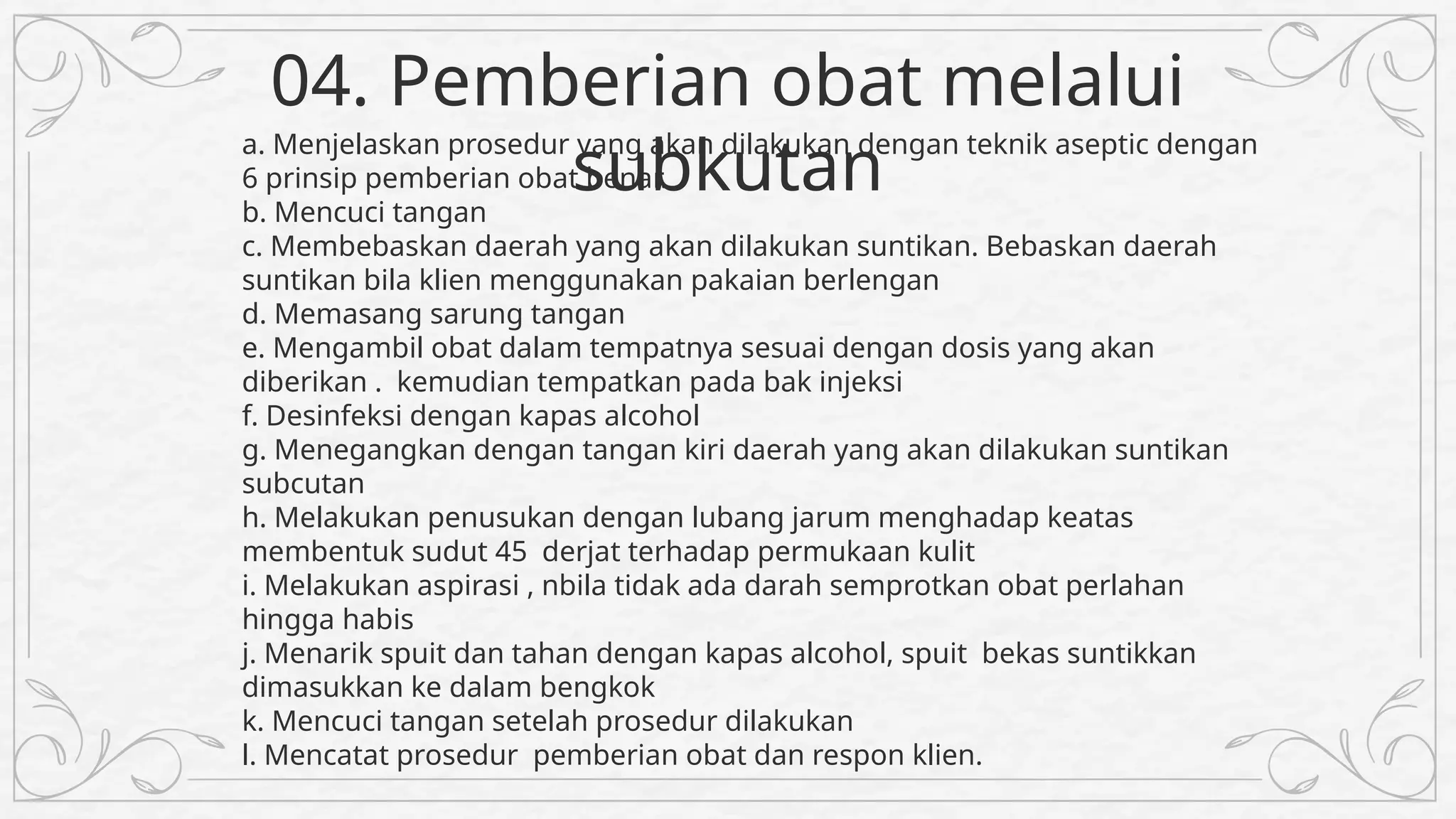 OBAT INJEKSI INTRAKUTAN DAN SUBKUTAN | PPTX