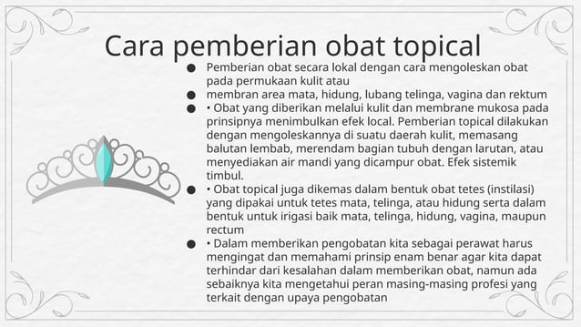 FARMAKOLOGI SEDIAAN OBAT TOPIKAL | PPT