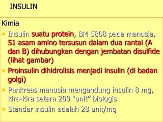 Farmakologi kuliah 11 12. h pankreas - antidiabet | PPT