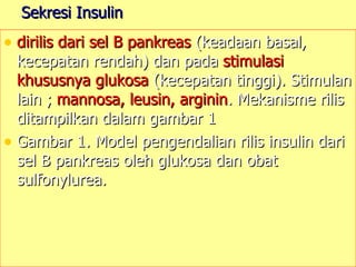 Farmakologi kuliah 11 12. h pankreas - antidiabet | PPT