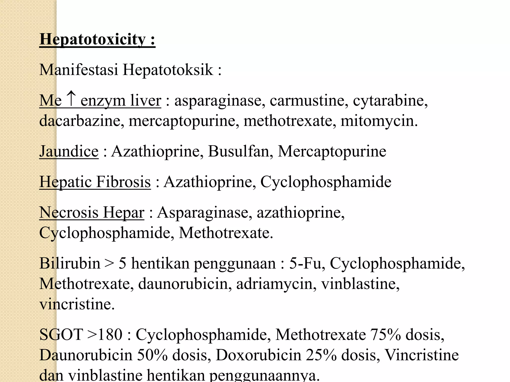 Farmakologi obat kanker 2015 | PPTX