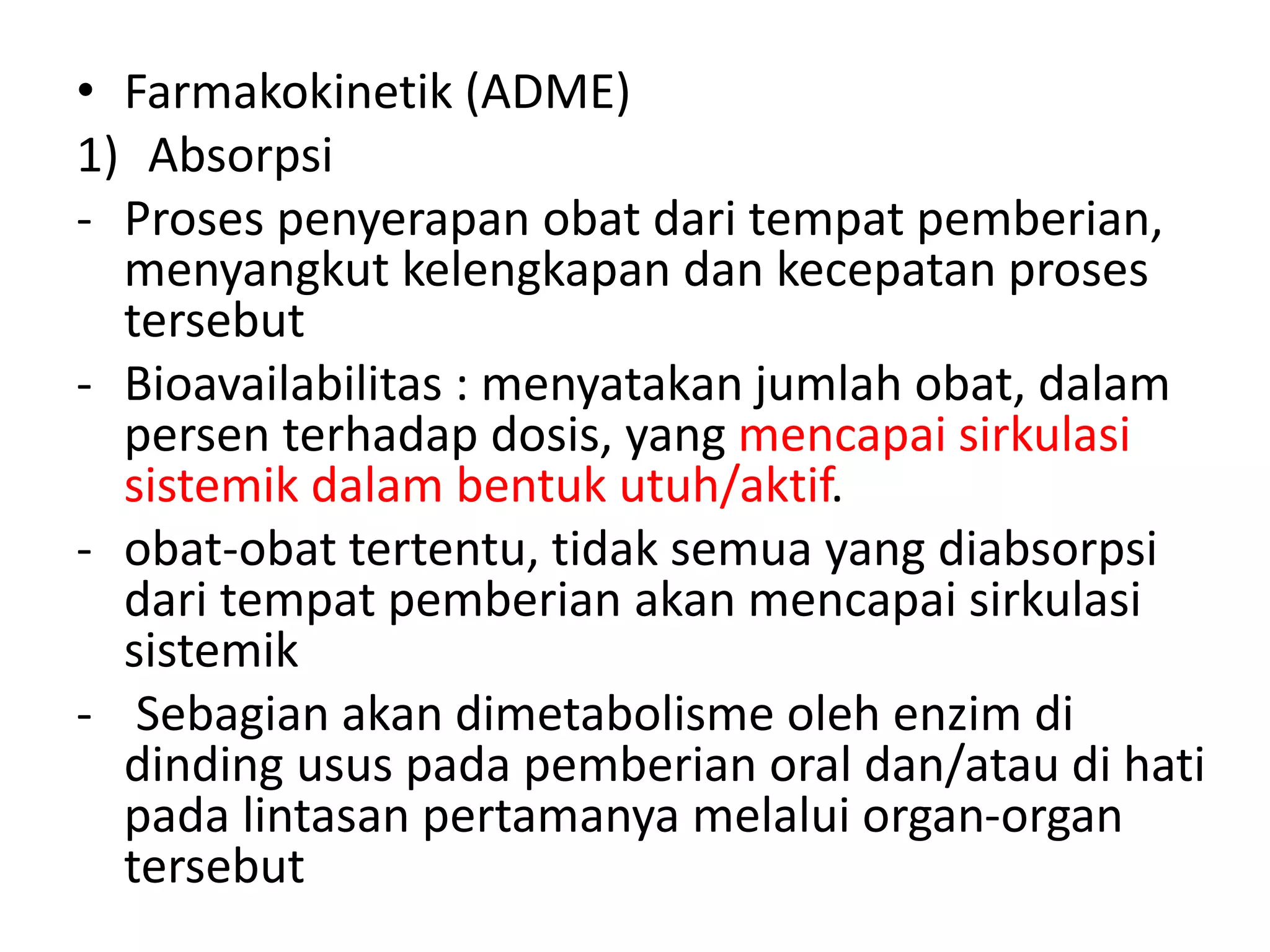 Farmakologi part i | PPTX