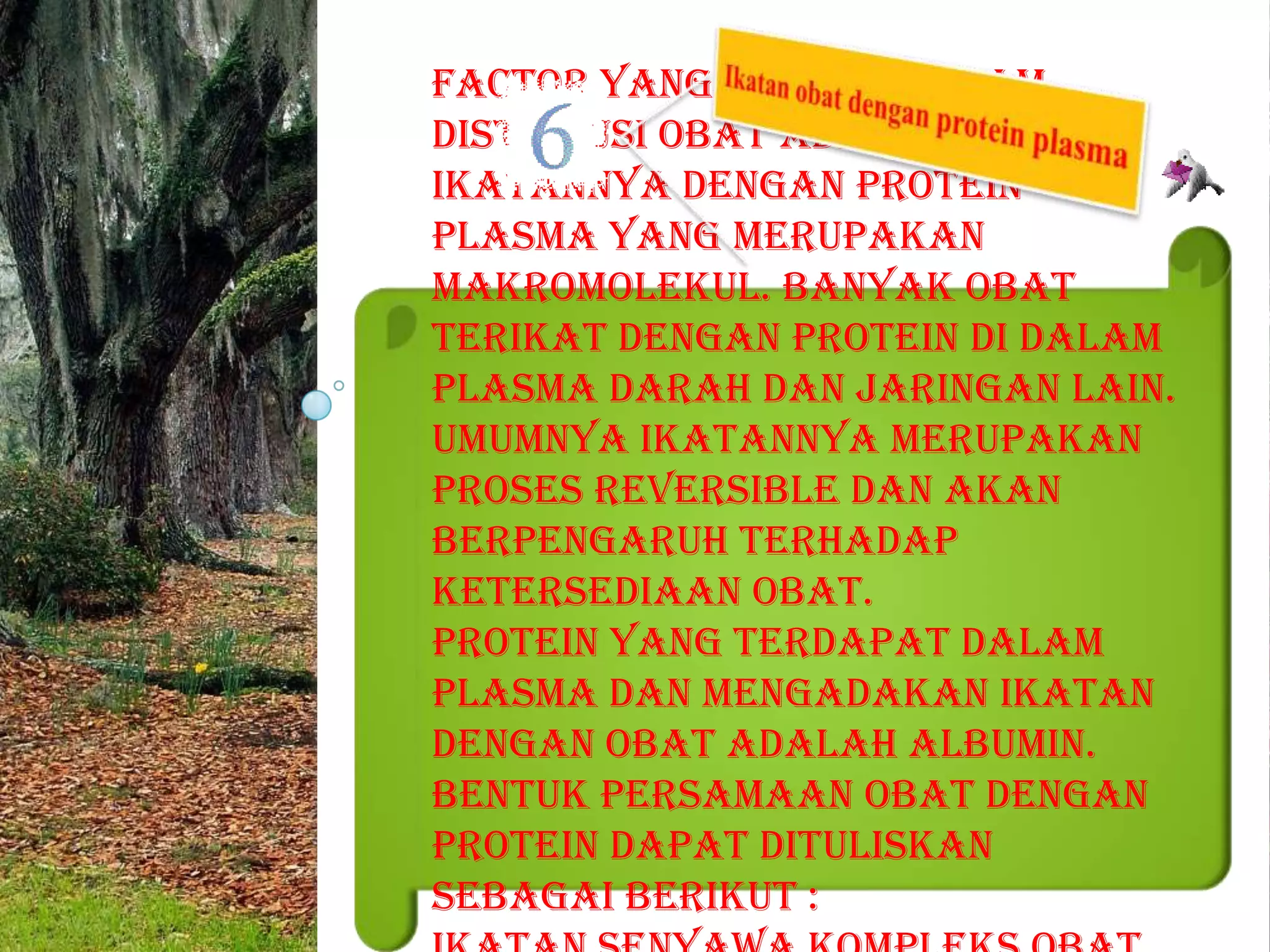 Distribusi Obat Dalam Tubuh | PPTX