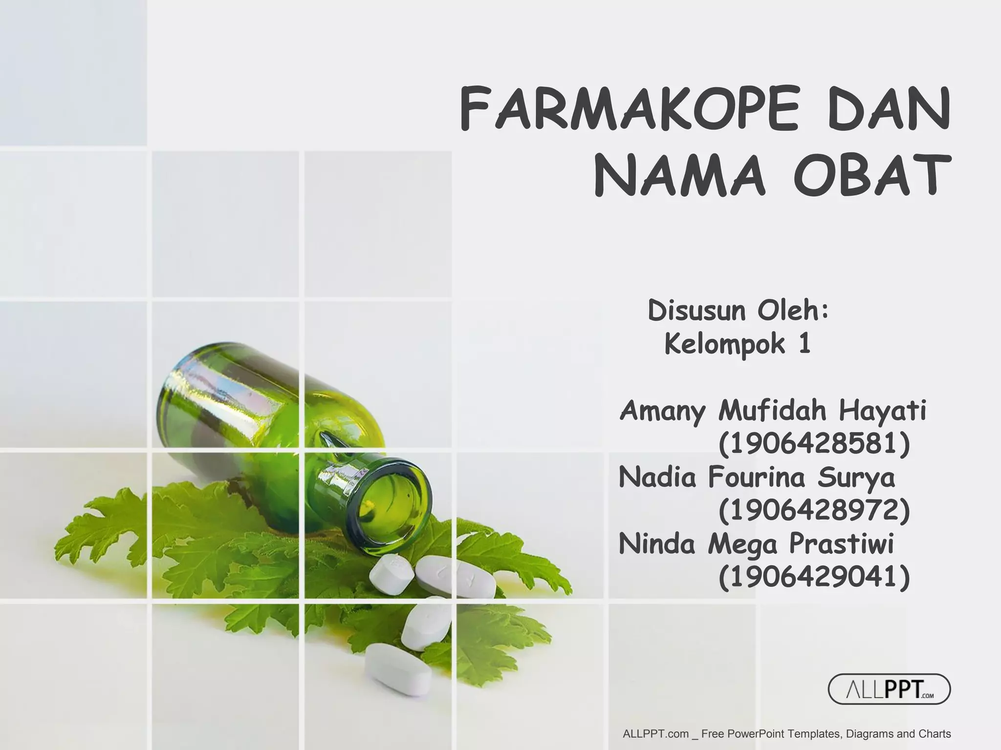 Farmakope dan nama obat monografi - sediaan umum | PDF